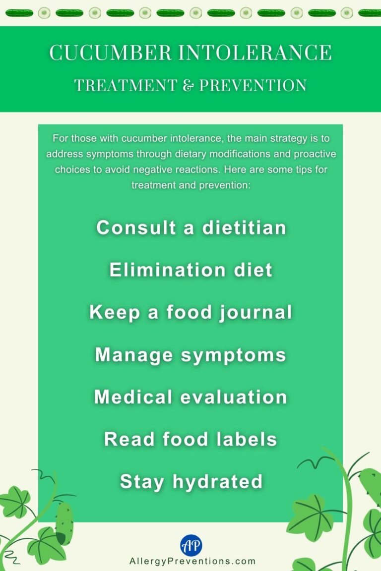 Cucumber Intolerance Explained - Allergy Preventions